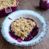 Damson and Apple Crumble Recipe - YouEatPlants.com