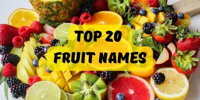 Top 20 Fruit Names - YouEatPlants.com